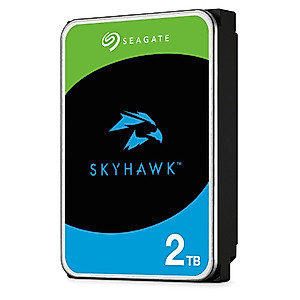 SEAGATE Skyhawk 2 TB Surveillance(SV) Internal Hard Drive HDD – 3.5 Inch SATA 6 Gb/s 256 MB Cache for DVR NVR Security Camera System CCTV (ST2000VX015)