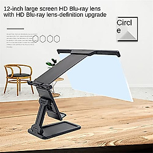 WALNUTA Mobile Phone Screen Magnifying Glass Folding Split Blu-ray HD 3D Portable Lazy Bracket Magnifying Glass