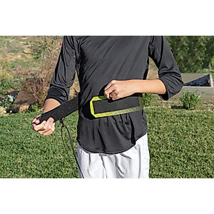 SKLZ Star-Kick Hands-Free Adjustable Solo Soccer Trainer - Fits Ball Sizes 3, 4, and 5 (Volt)