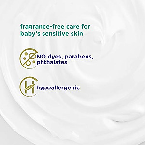 Baby Dove Face and Body Lotion for Sensitive Skin Moisture Fragrance-Free Baby Lotion 20 oz