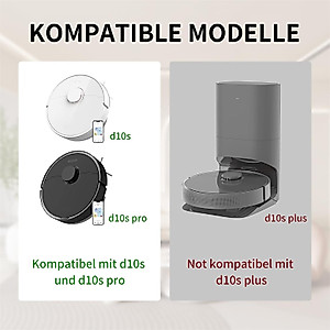 Reusable Sweeping Robot Vacuum Cleaner Cleaning Cloth Mop Wipe Replacement Accessories Compatible For D10S/D10S 5pcs Vacuum Cleaner Cleaning Supplies Mop Cloth Accessories Floor Cleaning Tools