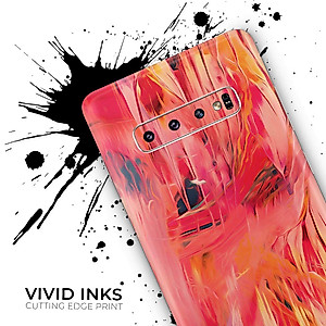 DesignSkinz Blurred Abstract Flow V10 Protective Vinyl Decal Wrap Skin Cover Compatible with The Samsung Galaxy S20 (Screen Trim & Back Glass Skin)