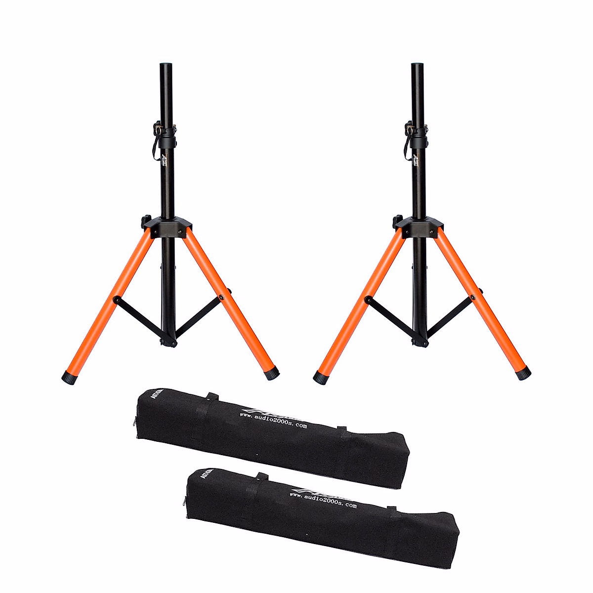Audio 2000s Short Heavy Duty Speaker Stand with Canvas Carrying Bag AST439A (Pair)