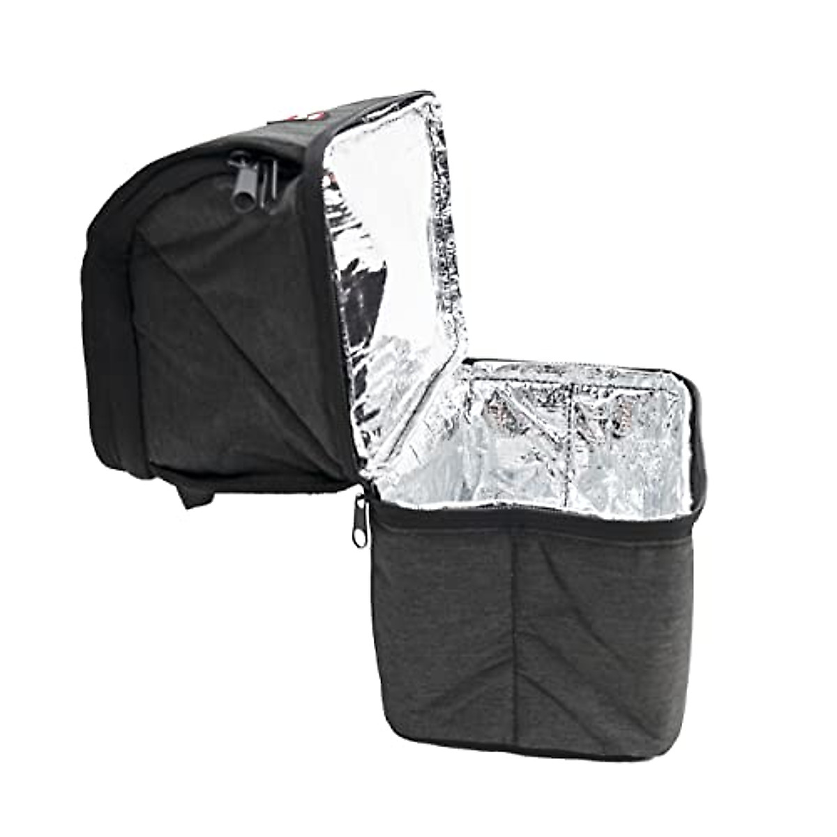 Lava Lunch Patented Heated Lunch Box | Insulated Bag with Microwaveable Heat Packs | 3 Liter Capacity for Meals | Keeps Food Warm for Up To 5 Hours | Gift for Men, Women, & Kids - Dark Grey