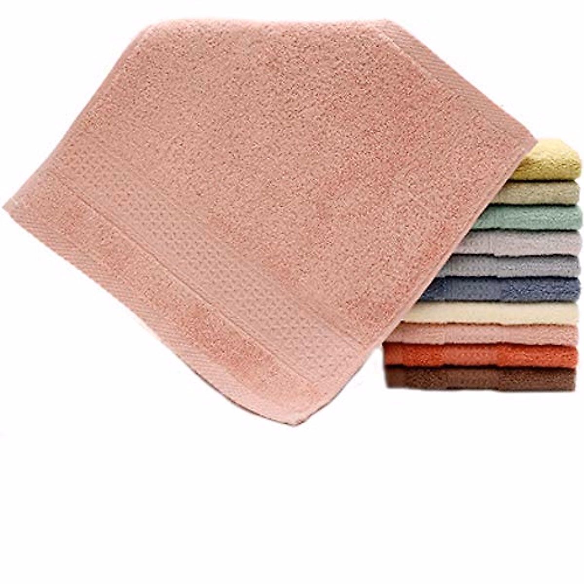 12-Pack Face Towels,Multi-Color Soft Washcloth 35*35cm (1)