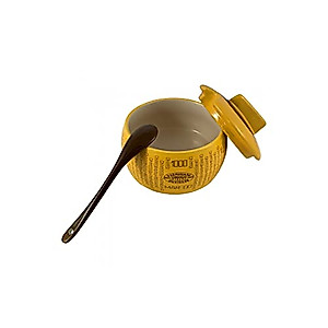 Parmigiano - Reggiano- Pottery Cheese Container with small spoon