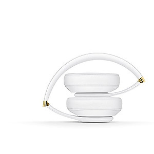 Beats by Dr. Dre Studio 3 Wireless Over-Ear Headphones with Built-in Mic - White (Renewed)