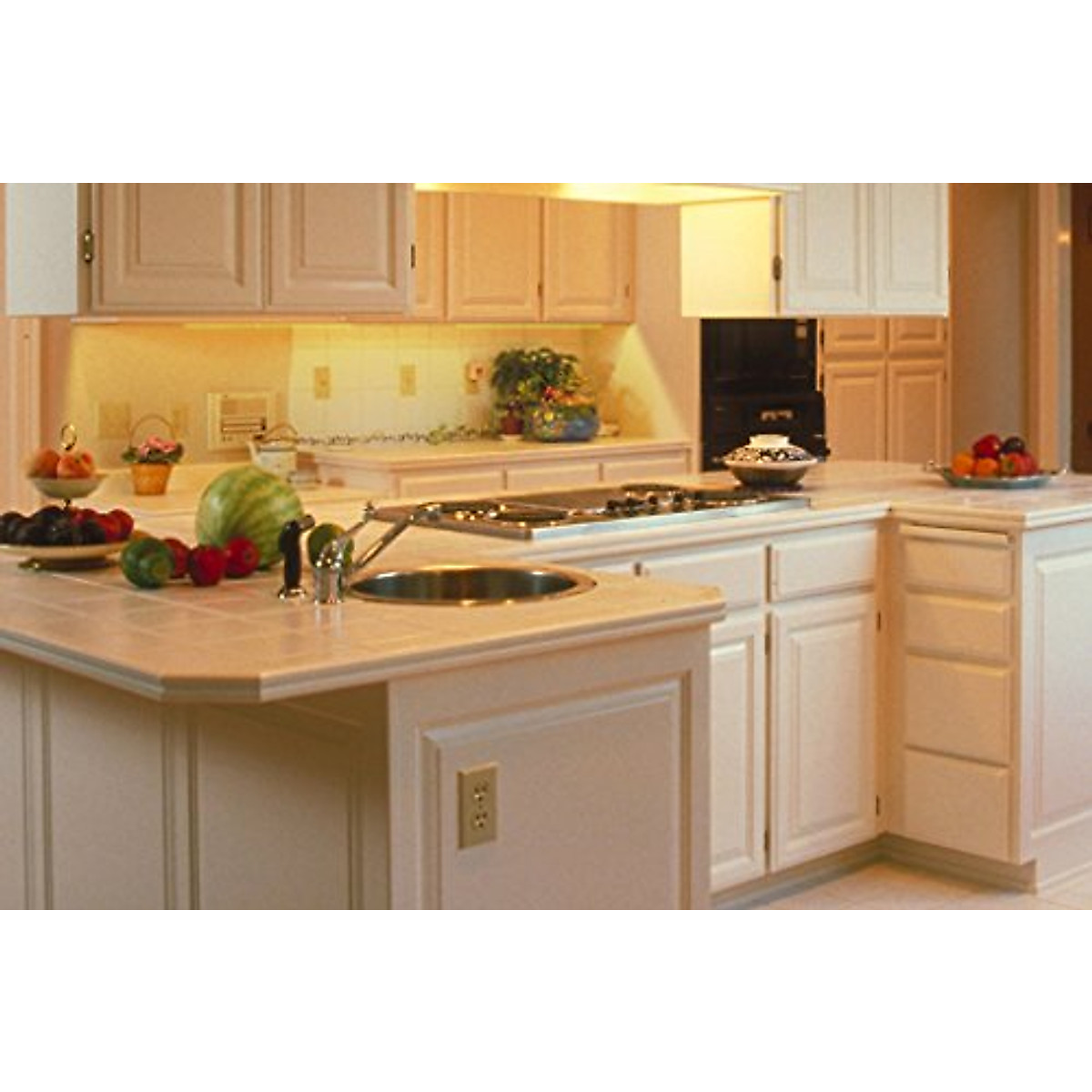 Enbrighten Premium Linkable Under Cabinet Fixture, 36in, LED, Linkable, 1220 Lumens, 3000K Bright White, 38847-T1