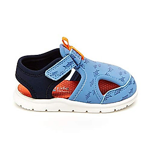 Simple Joys by Carter's Boy's Shawn Water Sandal, Blue, 4 Infant (0-1 Year)