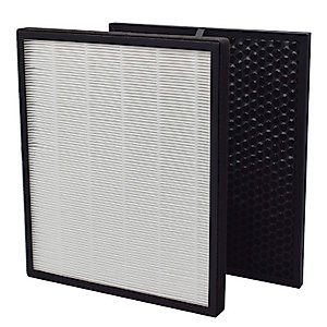 GHM Compatible LEVOIT LV-PUR-131 Air Purifier True HEPA & Activated Carbon Filters Set Compatible with LEVOIT LV-PUR-131 Air Purifier