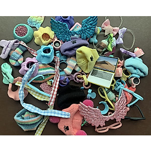 Junior Pet Shop lps Rando Pack, Pets Random 2pcs and Accessories 5pcs, Baby Husky Cat Cocker Spaniel Panda Lot Kids Gift