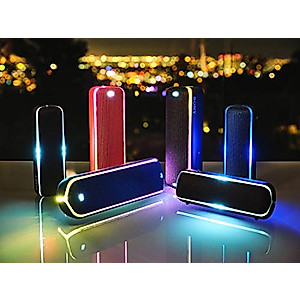 Sony SRS-XB32 Portable Bluetooth Speaker: Compact Wireless Party Speaker with Multicolor Lights and Flashing Strobe - Loud Audio for Phone Calls -Waterproof and Shockproof Bluetooth Speakers - Grey