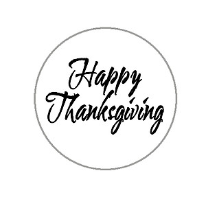 Assorted Thanksgiving Envelope Seals - 1.2" Fun Thanksgiving Stickers - 144 Stickers