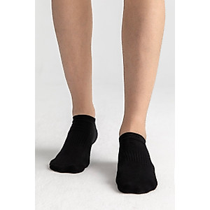 SONNORS Ankle Socks for Women Low Cut Short Cotton Socks Non-Slip Breathable Comfortable Socks for Womens and Mens - 6 Pairs