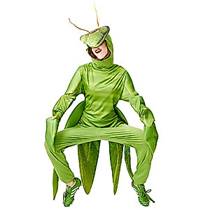 JYZCOS Praying Mantis Costume for Adult Men Women Insect Bug Fancy Dress