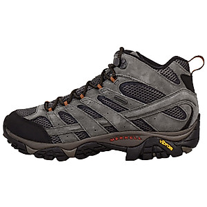 Merrell Men's Moab 2 Mid Waterproof Hiking Boot, Beluga, 9.5 M US
