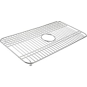 UPGRADED Lifetime Appliance K-6517-ST Bottom Basin Stainless Steel Rack Compatible with Kohler Bakersfield Sink - Upgraded