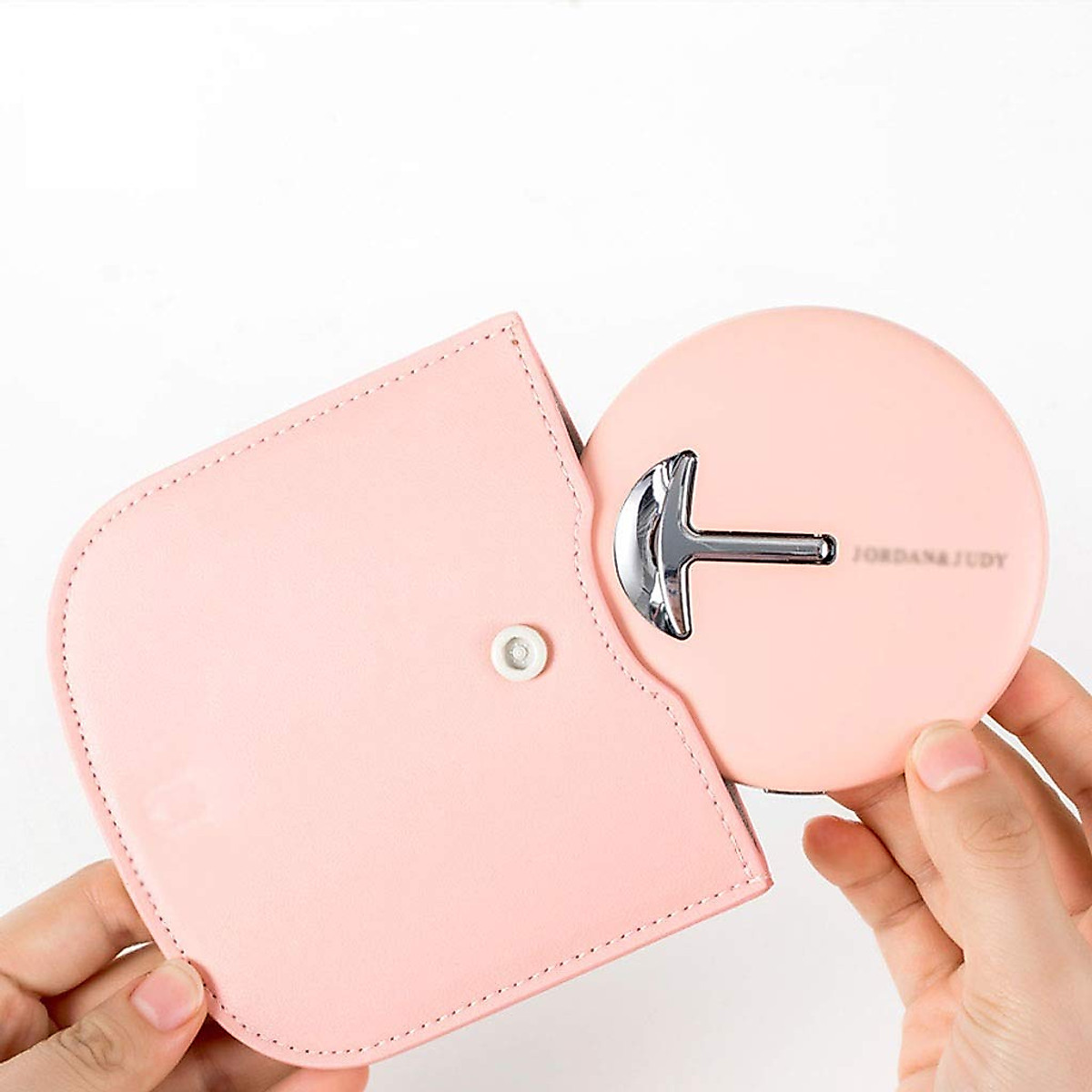 DYPASA Vanity Mirror LED Makeup Mirror with Fill Light Makeup Mirror Portable Folding Handheld Small Mirror Beauty Mirror Bedroom HD Makeup Mirror Household Cosmetic Mirror