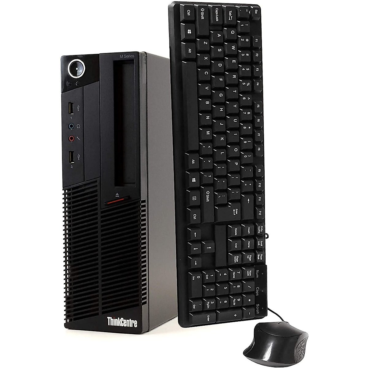 Lenovo ThinkCentre M90 Small Form Factor Desktop Computer, Intel Dual Core i5-650 3.2Ghz CPU, 8GB RAM, 500GB HDD, WiFi and Keyboard, Windows 10 Professional (Renewed) (M90 WiFi KM)