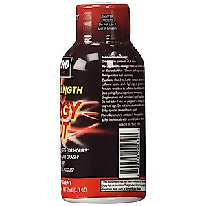 Kirkland Signature Extra Strength Energy Shot Berry, Pomeganate and Grape, 2 oz, 48 Count