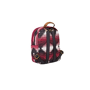 Revelry Shorty Smell Proof Small Backpack Lockable Water-Resistant with Carbon Filter System - 7.4 L (Maroon)