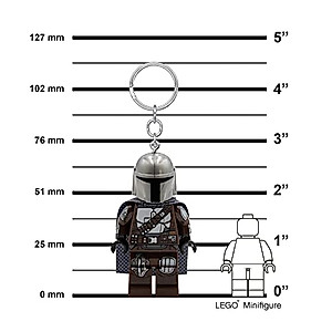 LEGO Star Wars The Mandalorian Keychain Light - The Mandalorian - 3 Inch Tall Figure (KE187H)