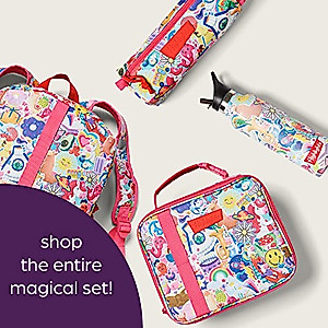 Highlights for Children Backpack for Kids, Weather-Resistant Backpacks for Boys and Girls, Elementary School Kids Bags, Ages 3+ (17" - Rainbow Unicorn - Pink)
