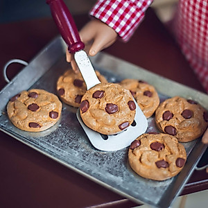 THE QUEEN'S TREASURES 18 Inch Doll Food Accessories,16 Piece Authentic Cookie Baking Set with Cookies About Baking Tools, Compatible with American Girl Pastry Bake Shop & Kitchen Furniture