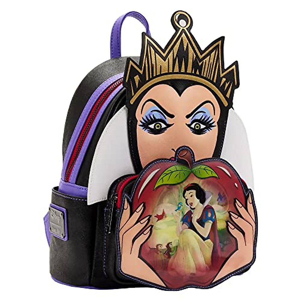 Loungefly Disney Villains Evil Queen Apple Womens Double Strap Shoulder Bag Purse