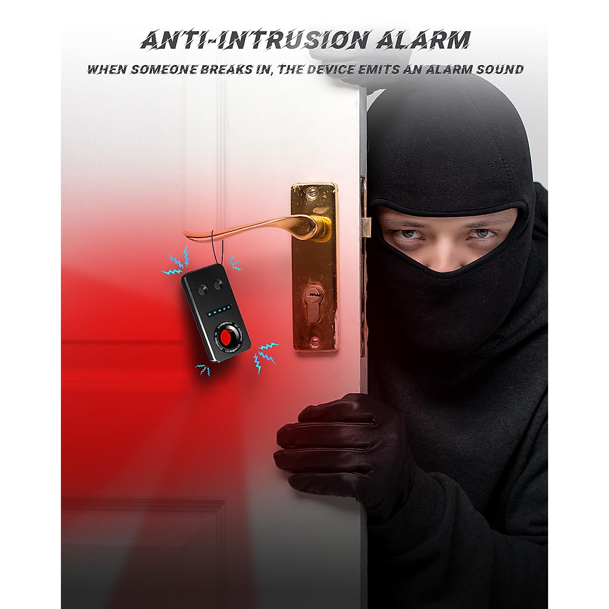 COHANA Hidden Camera Detector Infrared Camera Sweeper, Spy Camera Detector Spy Camera Finder, Bug Detector - Hidden Camera Finder Portable and Easy-to-Use Privacy Guardian