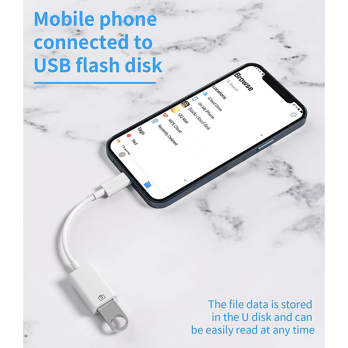 iPhone OTG Adapter(2Pack)lightning male to USB Female Converter Data Sync dongle for 14 13 12 11 pro max 7 8 plus ipad Camera Card Reader USB Flash Drive Mouse Keyboard Hub MIDI Piano Connector U Disk