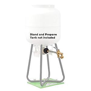 Flame King Propane Refill Fitting Adapter Valve for 1LB Camping Refillable Tank Cylinders