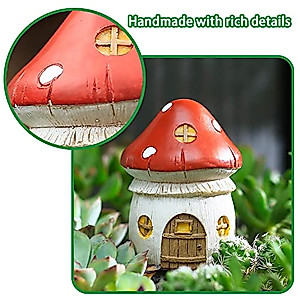 BEZALEL Fairy Garden Accessories Miniatures Fairy House Fairy Garden Kit for Kids Includes Fairy House Mini Hedgehog Fairy Garden Fence, Fairy Garden Kit for Plant Pots Patio Bonsai Terrariums Decor