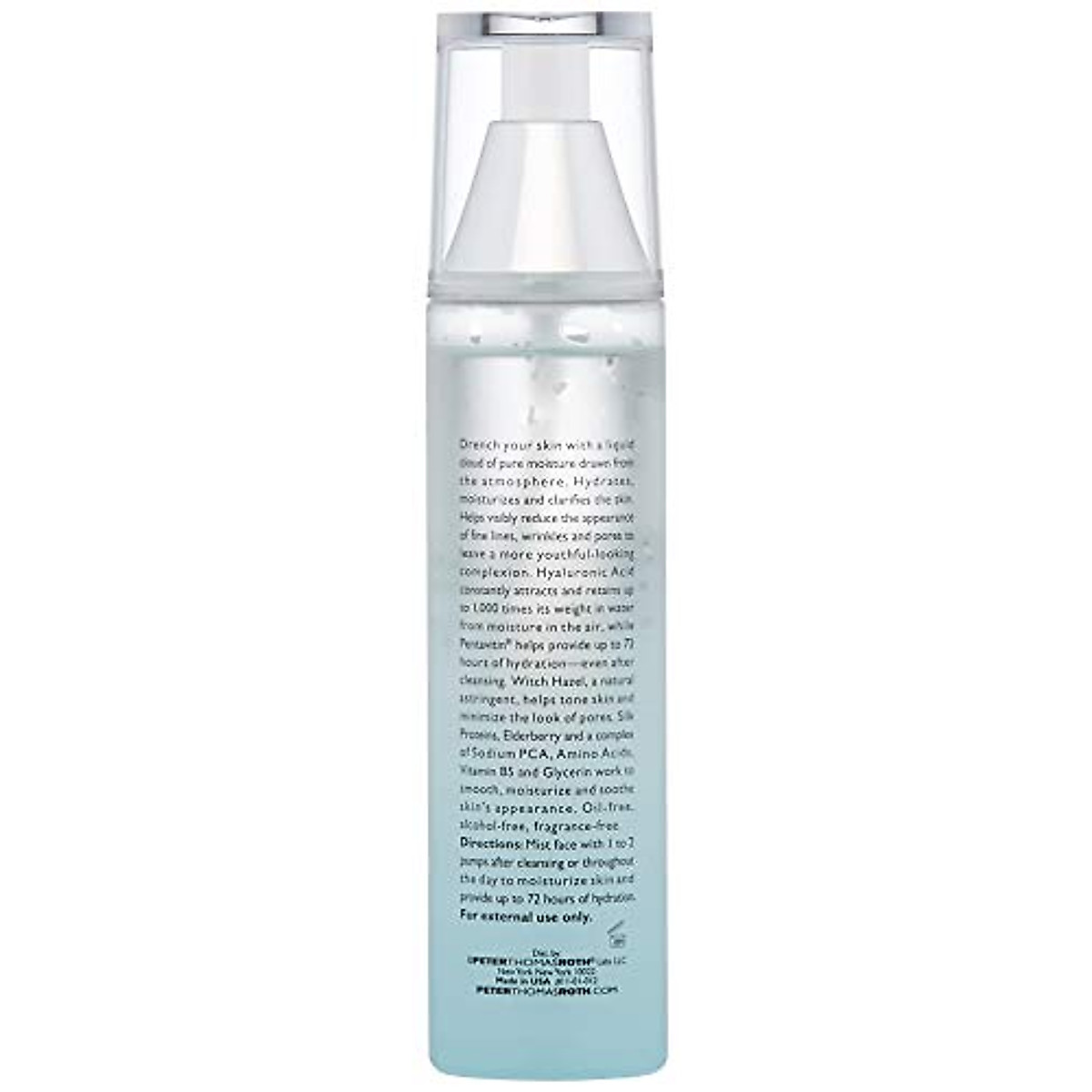 Peter Thomas Roth Water Drench Hyaluronic Cloud Hydrating Toner Mist with Witch Hazel, Up to 72 Hours of Hydration, Helps Reduce the Look of Fine Lines, Wrinkles and Pores