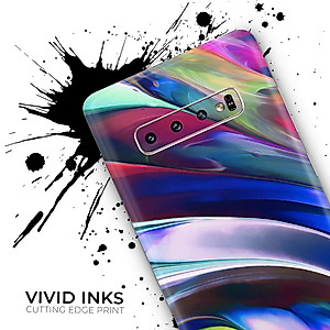 DesignSkinz Blurred Abstract Flow V42 Protective Vinyl Decal Wrap Skin Cover Compatible with The Samsung Galaxy S20 (Screen Trim & Back Glass Skin)