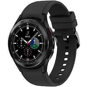 SAMSUNG Galaxy Watch 4 Classic 42mm Smartwatch with ECG Monitor Tracker for Health, Fitness, Running, Sleep Cycles, GPS Fall Detection, Bluetooth, US Version, Black