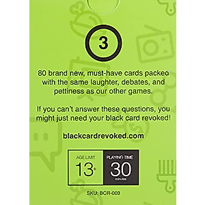 Black Card Revoked: Third Edition - Black Culture Trivia Game as Seen in Target and on B.E.T | Laugh Out Loud Card Game for Adults | Fun for The Cookout, Game Night & All of The Holidays