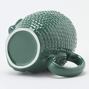 サンアート Sunart SAN2665 Porcelain Funny Tableware, Big Buddha, Mug, 10.1 fl oz (300 ml), Green, Funny Gift, Birthday Gift, Funny Goods, Ranking, Funny Goods