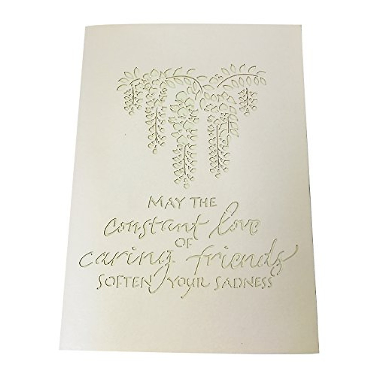 WOWPAPERART Wisteria Tree Sympathy & Condolence Card (Original) - 3D Pop Up Greeting Card