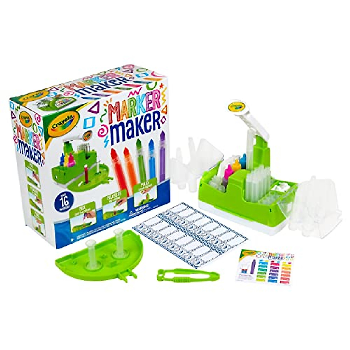 Crayola Marker Maker, DIY Kids Crafts, Create 16 Markers for Kids, Arts & Crafts Kit, Gift for Girls & Boys, Ages 7+