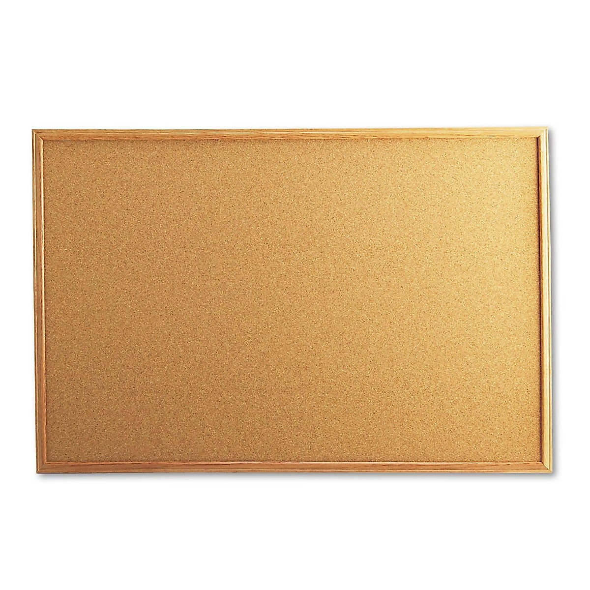 Universal 43603 Cork Board with Oak Style Frame, 36 x 24, Natural, Oak-Finished Frame
