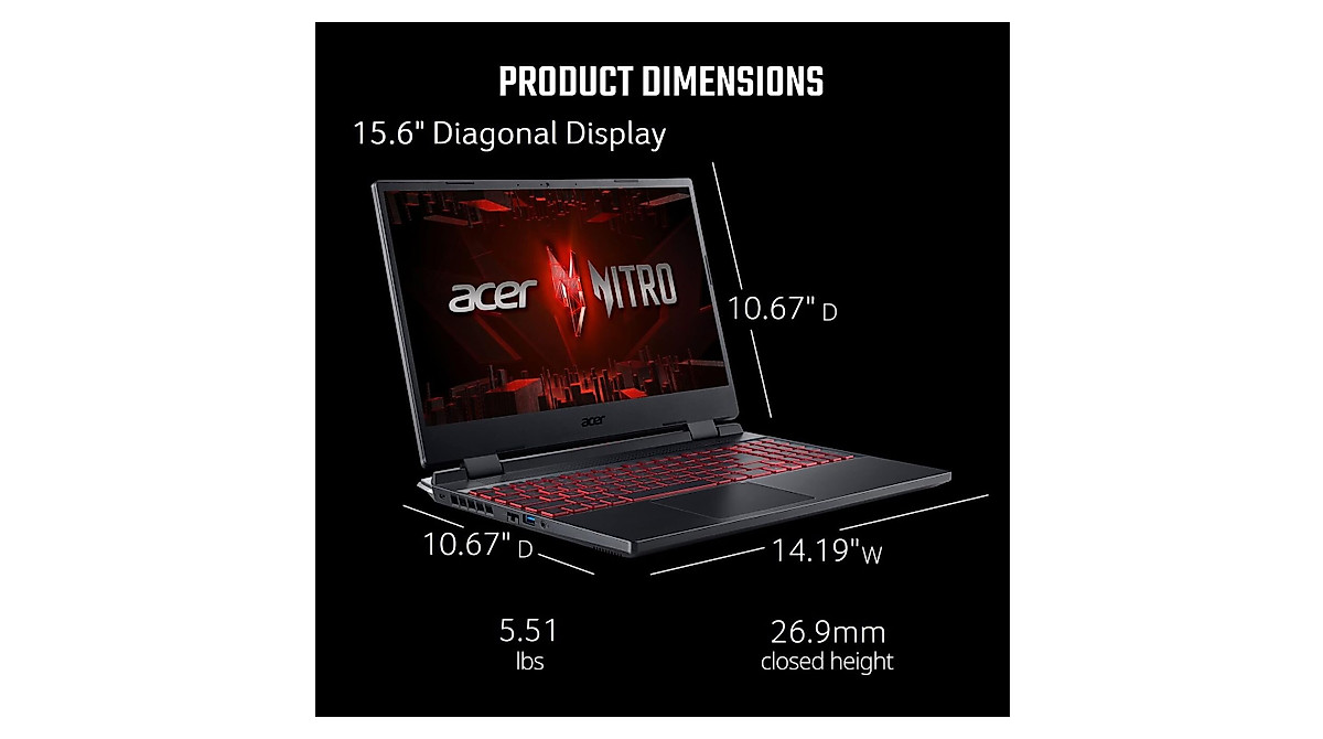 Acer Nitro 5 Gaming Laptop - Power & Precision