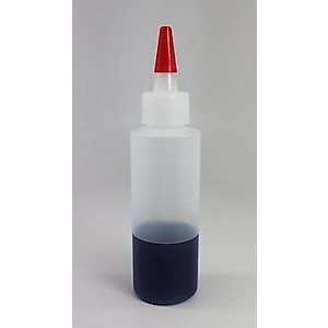 Pinnacle Mercantile (8-Pack 4 Oz Plastic Squeeze Bottles Long Red Tip Caps Food Grade Perfect for Icing, Cookie Decorating, Condiments, Arts and Crafts BPA Free Empty