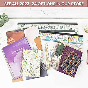 HARDCOVER bloom daily planners 2023-2024 Academic Year Day Planner (July 2023 - July 2024) - Passion/Goal Organizer - Monthly & Weekly Inspirational Agenda Book - 5.5" x 8.25" - Floral Gouache
