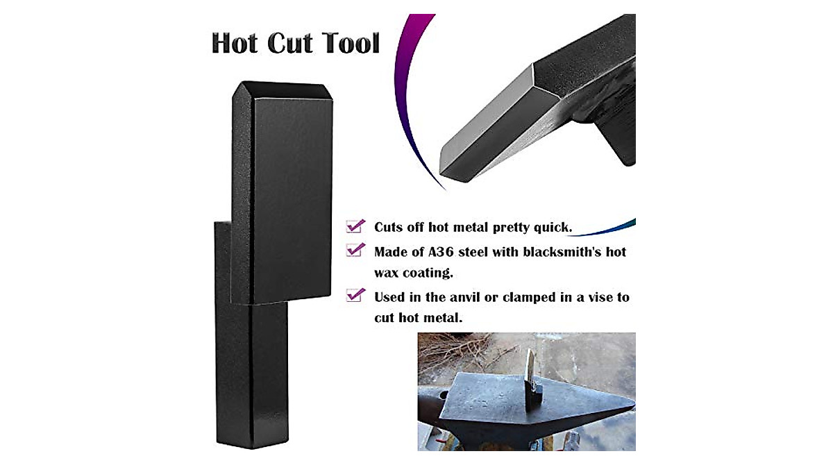 Bonbo 5PCS Blacksmith Anvil Tool Set - Precision Crafting