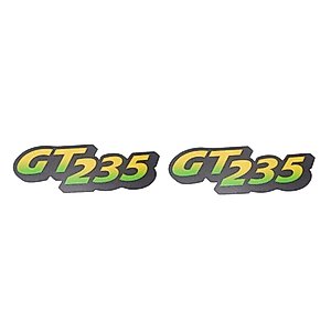 New Kumar Bros USA Lower Hood Set of 2 Decals replaces M126056 Fits John Deere GT235 Low S/N