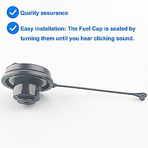 Gas Cap, Fuel Cap Replace GT276 10372242 Compatible with Chevy GMC Buick Saturn Pontiac - 1997-2005 Corvette, 2002-2004 Trailblazer Envoy, 2003-2005 Ion, 2004-2005 Rendezvous, 2004-2005 Grand Am, More