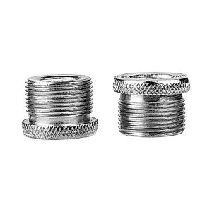 Anwenk Mic Stand Adapter 5/8 to 3/8 Adapter Male to Female Mic Screw Adapter Microphone Stand Adapter Compatible with Blue Yeti/Blue Snowball/Blue Yeti XTripod Stand Mic Microphone Stand Mount