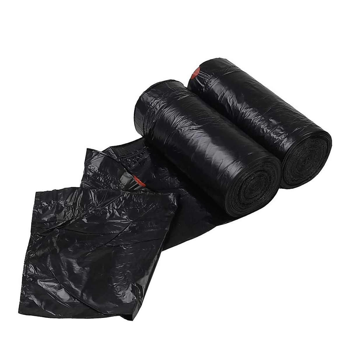Parlynies 2.6 Gallon Small Drawstring Trash Bags, Black Garbage Bags, 104 Bags, f