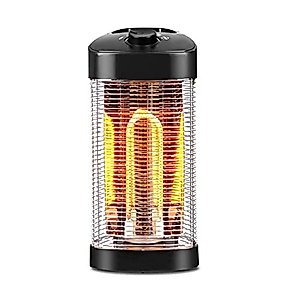 Energ+ Infrared Electric Outdoor Heater, Freestanding Oscillating with Tip-Over Protection, Radiant Heating, Portable and Lightweight Patio Heater, Waterproof and Dust Resistant